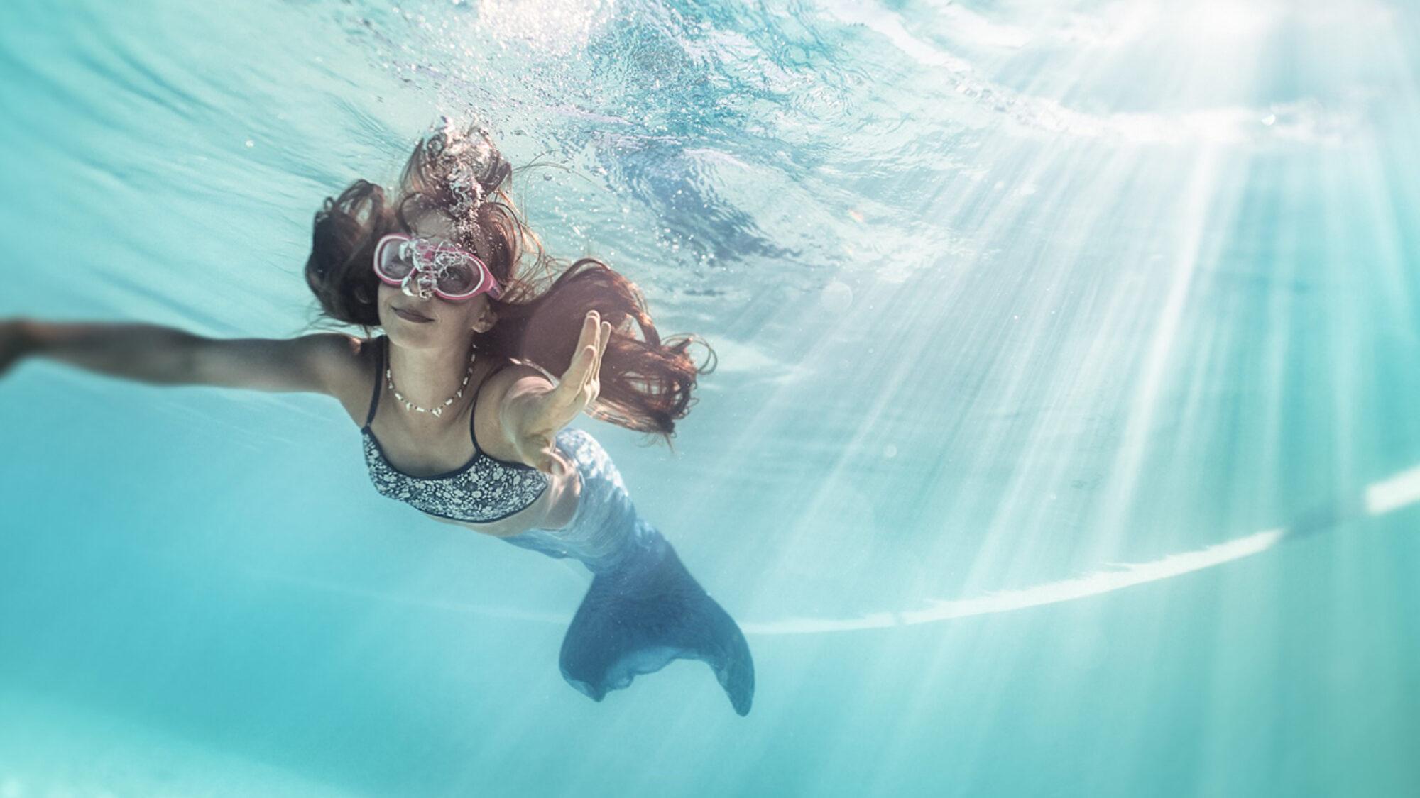 Mermaid Swimming at Terhills Resort